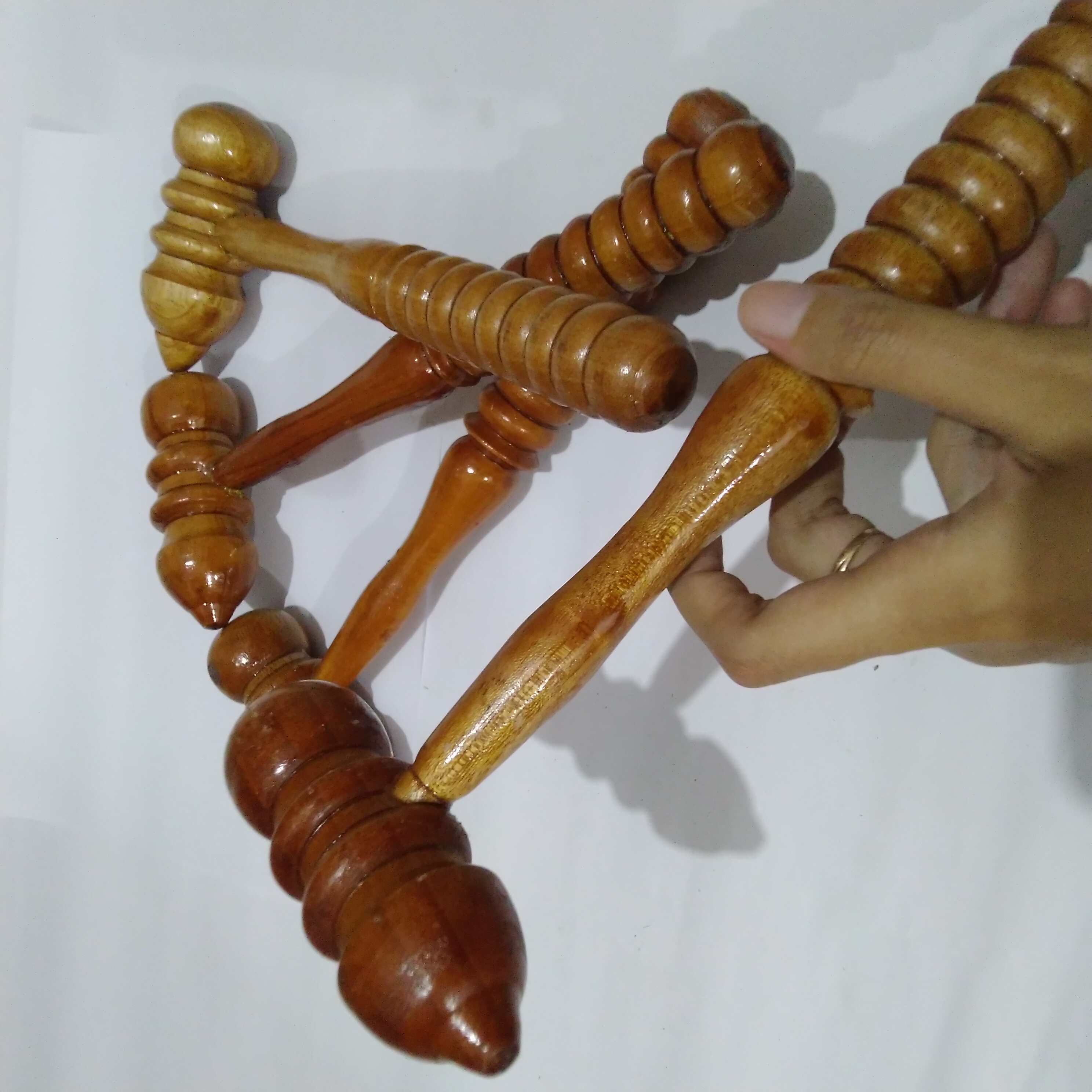 Alat Pijat Kayu Tradisional Model Palu / Alat Pijat Urut Palu Handmade ...