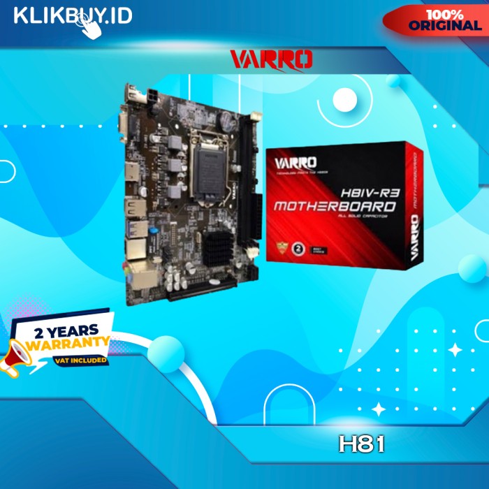 MOTHERBOARD VARRO H81 INTEL | Lazada Indonesia