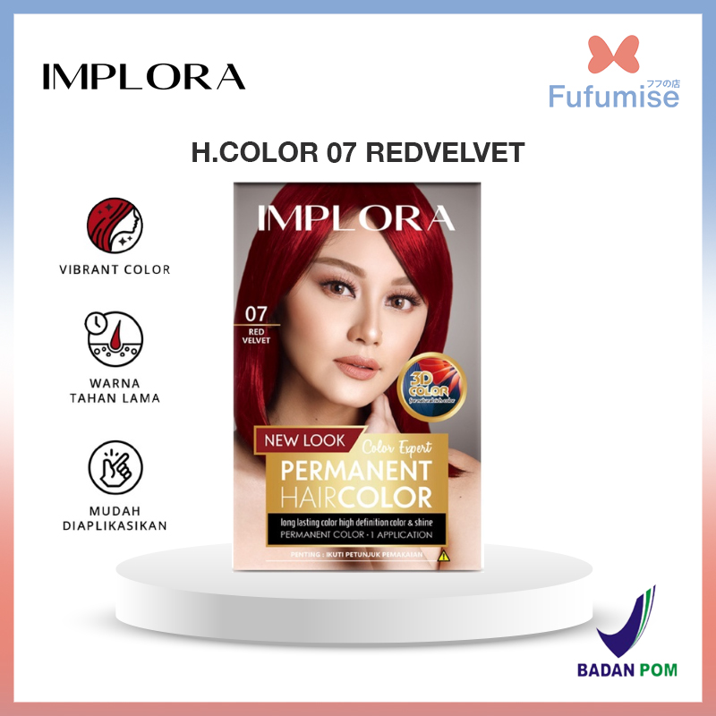 IMPLORA New Permanent Hair Color Semir Rambut (BPOM) | Lazada Indonesia