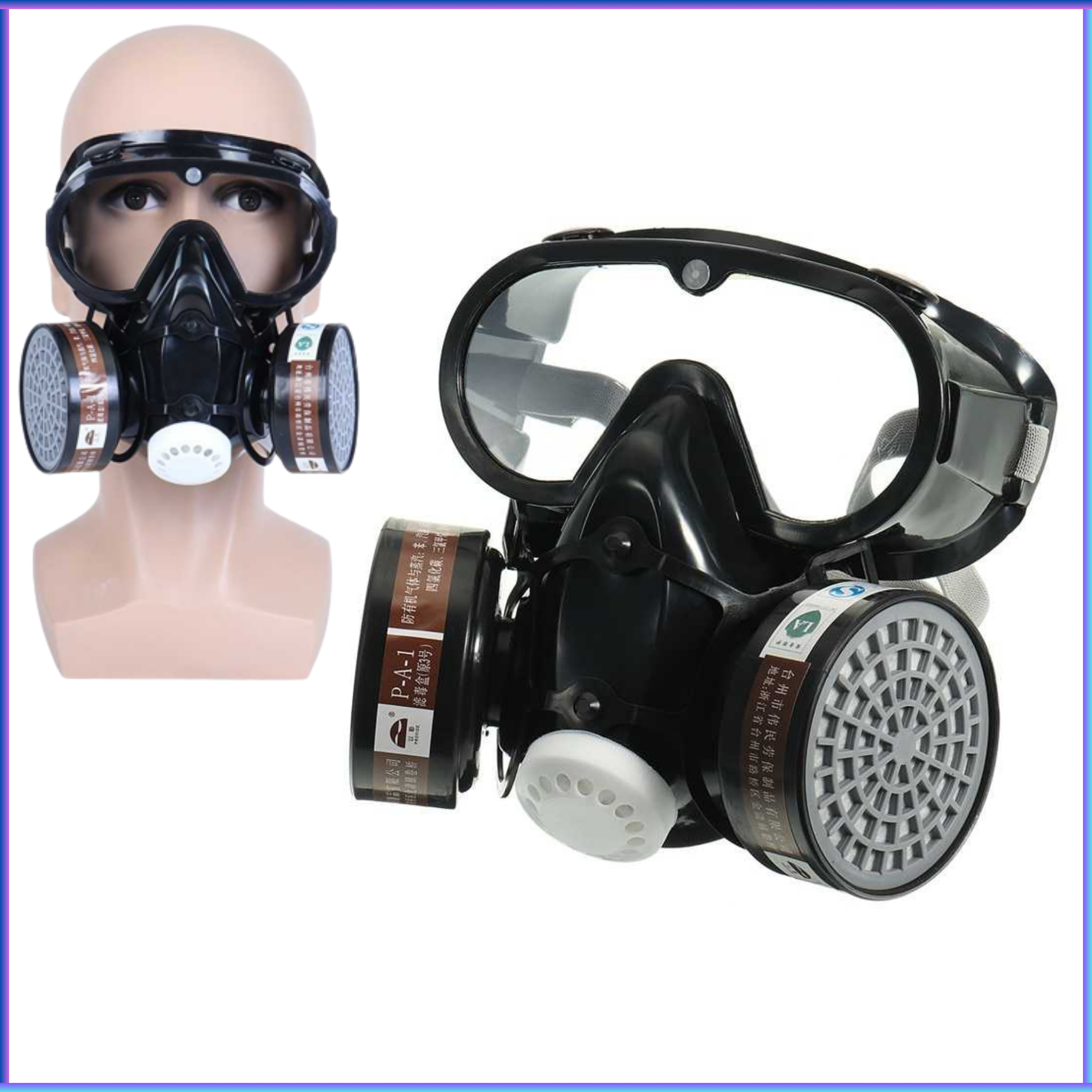 PENGIRIMAN CEPAT SAFURANCE Masker Gas Respirator Full Face with ...