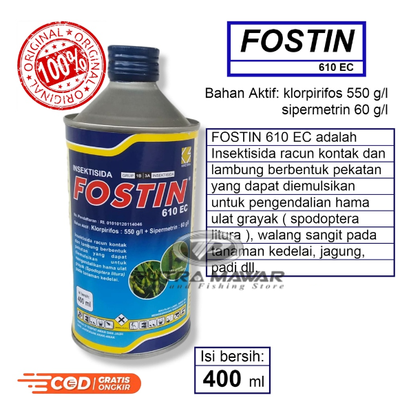 Insektisida Fostin 610 Ec 400 Ml / Inteksida Postin Atau Obat Pembasmi ...