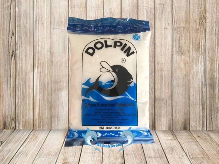 Garam DOLPIN 1kg / Garam Dapur Dolphin / Garam Konsumsi Beryodium ...