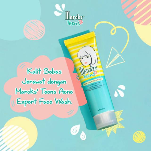 Marcks' Teens Acne Expert Face Wash 50g | Lazada Indonesia