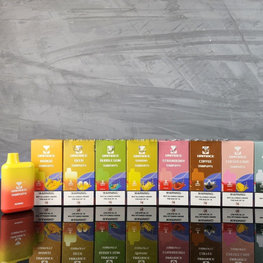 Vamoce Disposable 5500 Puff Pod Sekali Pakai bukan elf bar elfbar pods ...