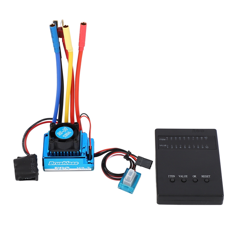 1:10 Car Waterproof Brushless Esc + Program Card Combination Details ...