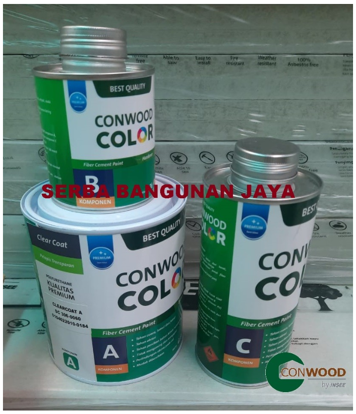 Conwood Color Clear Coat Cat Fiberkote - 1.5 Liter | Lazada Indonesia