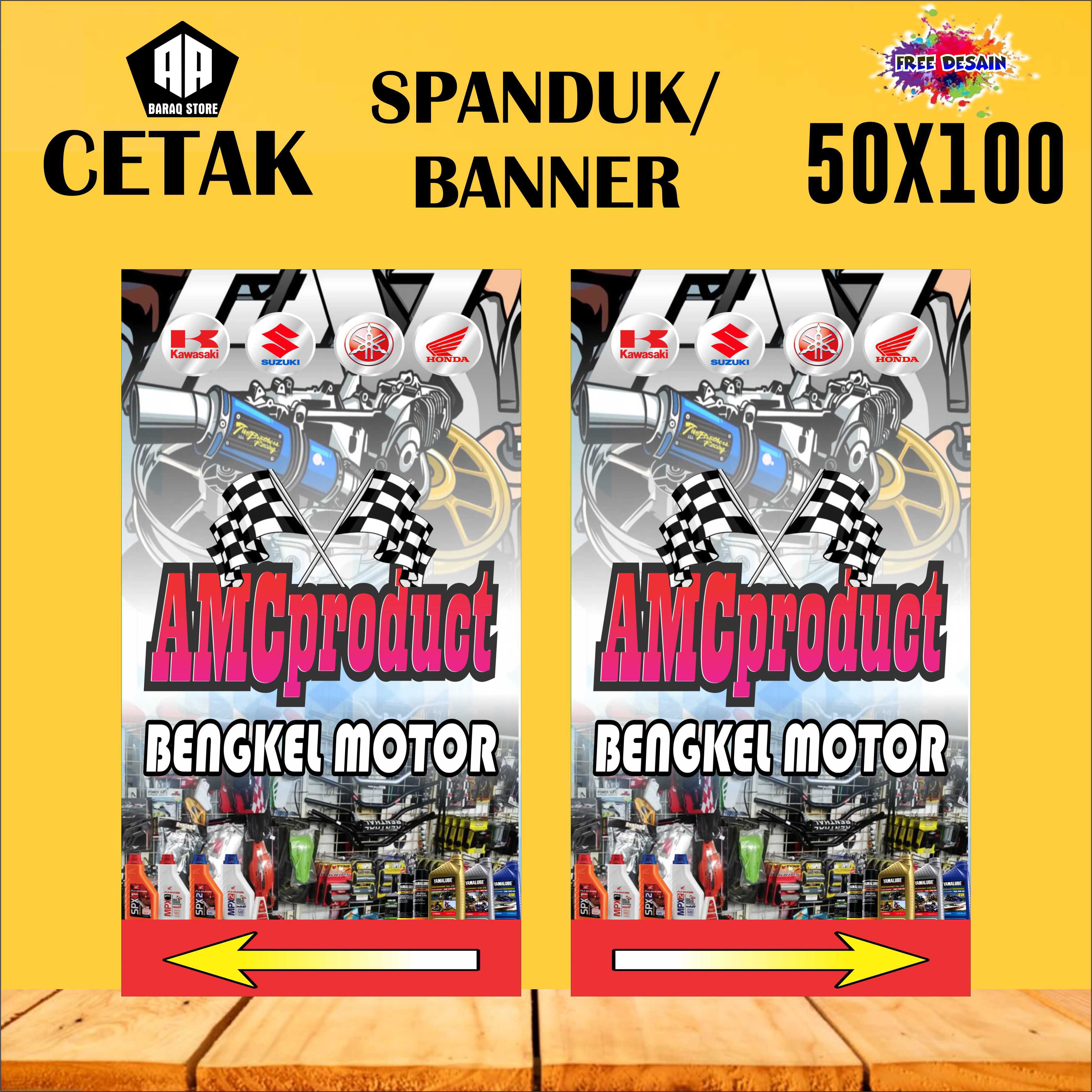 Cetak Banner Cetak Spanduk Bengkel BOLAK BALIK Ukuran 50X100 CM BISA ... Cetak Banner Cetak Spanduk Bengkel BOLAK BALIK Ukuran 50X100 CM BISA ...