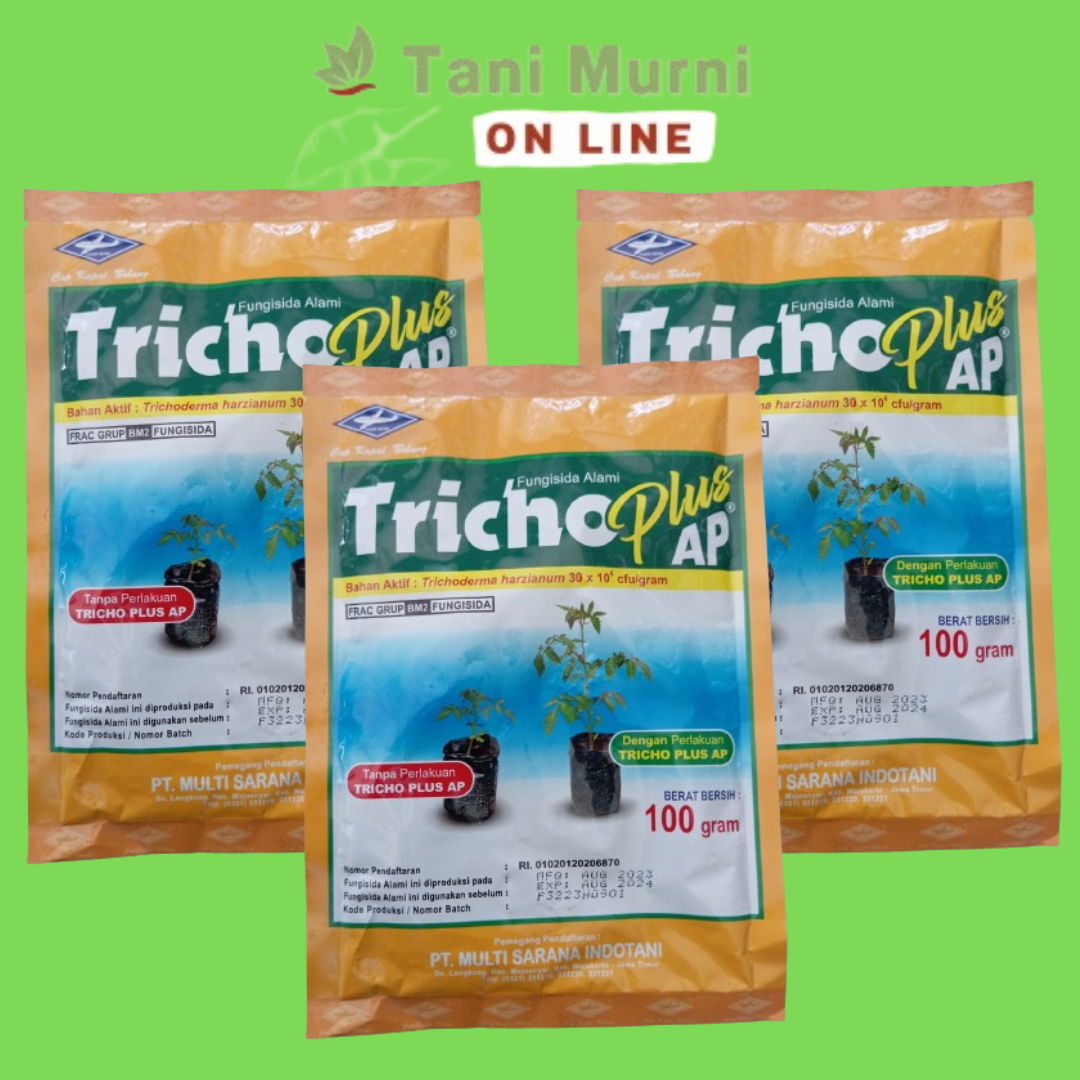 TRICHO PLUS AP 100 Gram Fungisida Alami Busuk Batang | Lazada Indonesia