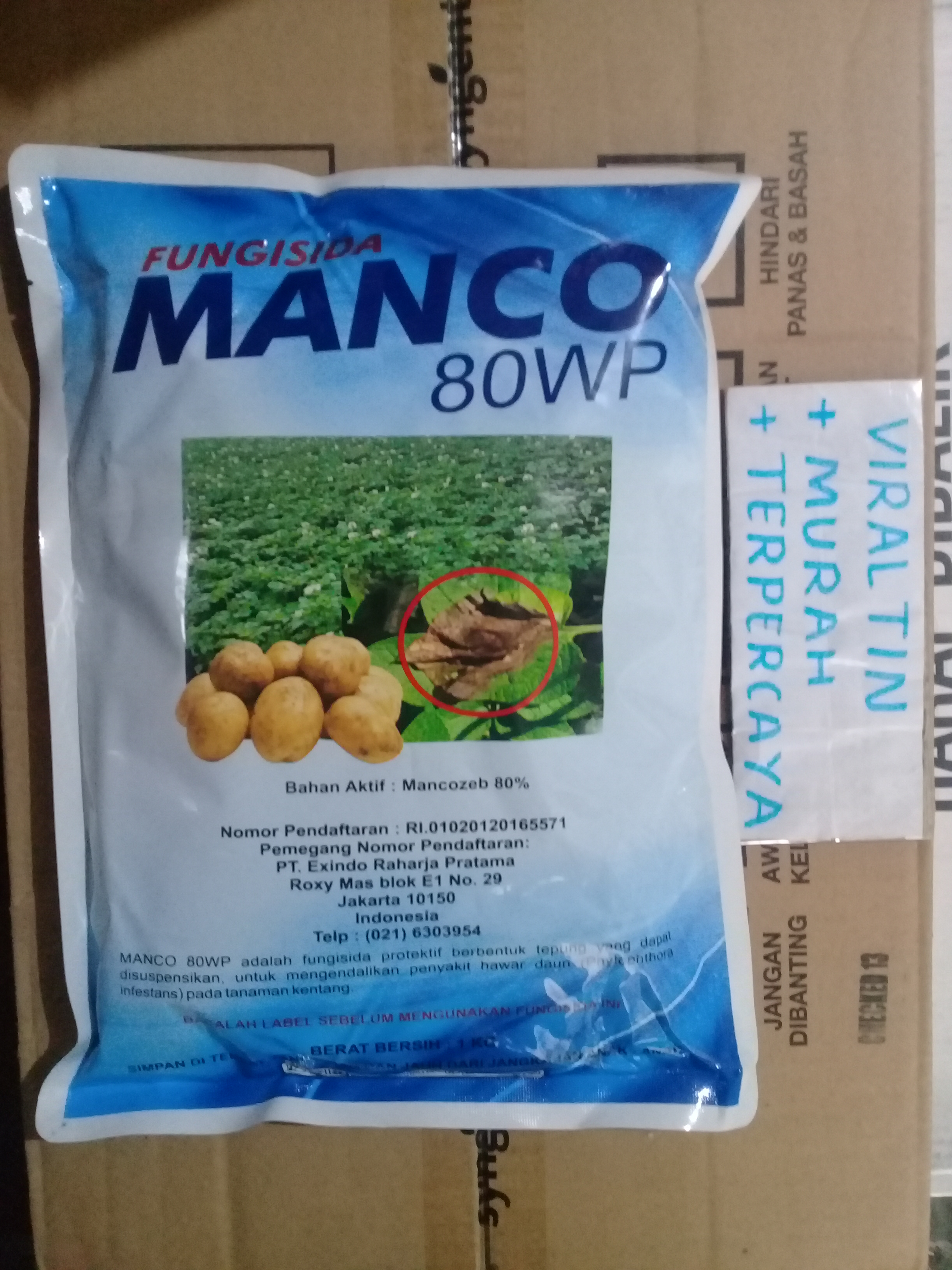manco 1kg fungisida tanaman. | Lazada Indonesia