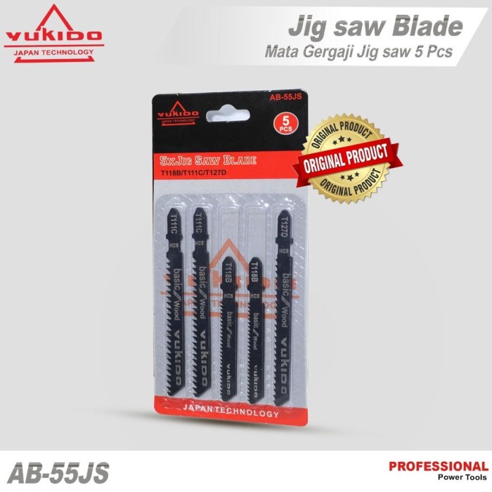 5-Pcs Jig Saw Blades Set BOSCH T344D Paket Mata Gergaji Jigsaw Aluminium/Kayu/Besi PROMO ASIA ...