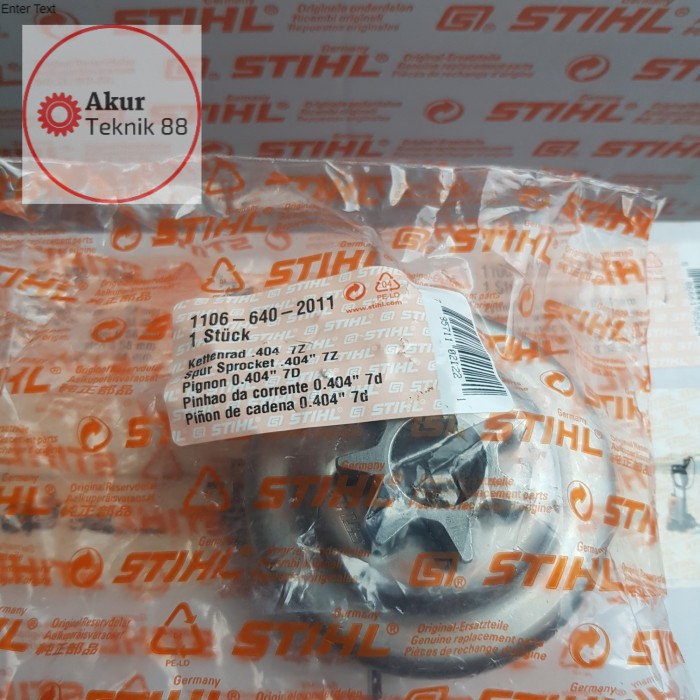 chain sprocket chainsaw 070 STIHL ASLI | Lazada Indonesia