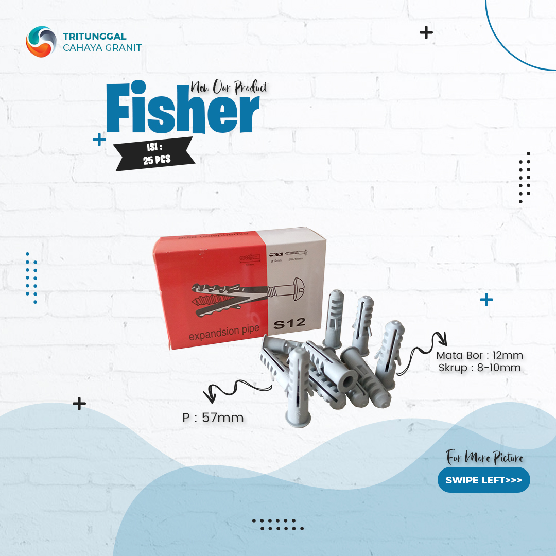 Fisher / Fiser / Viser / Piser - Expandison Pipe Ukuran S6(28mm) S8 ...