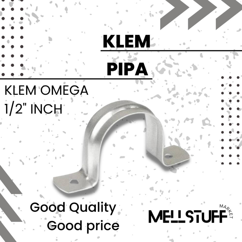 Klem Pipa Ukuran 1/2" Inch Klem Omega / Klem Plat Besi Seng | Lazada ...