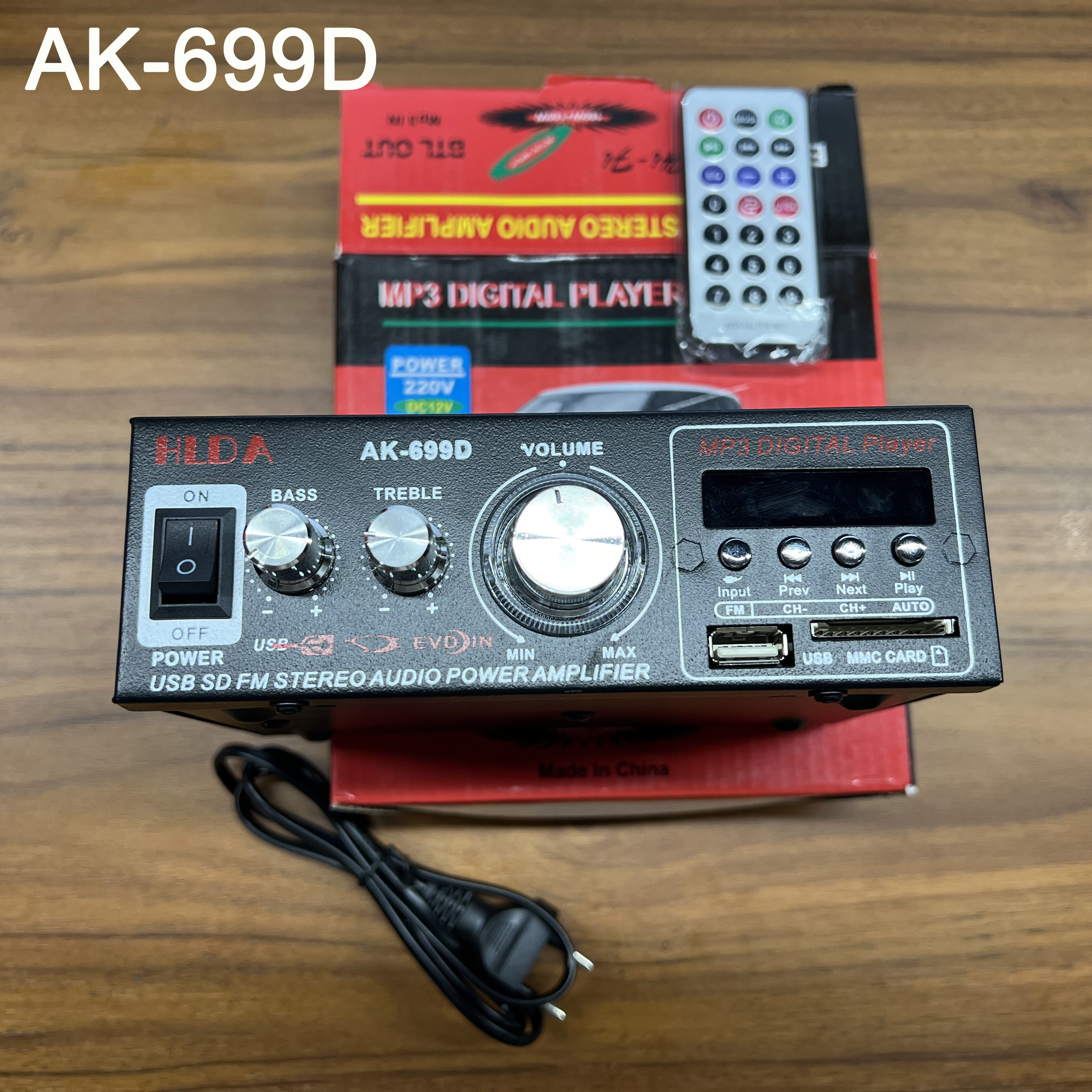 BT-298A amplifier bluetooth Digital Amplifier 300W Audio Display + 300W ...