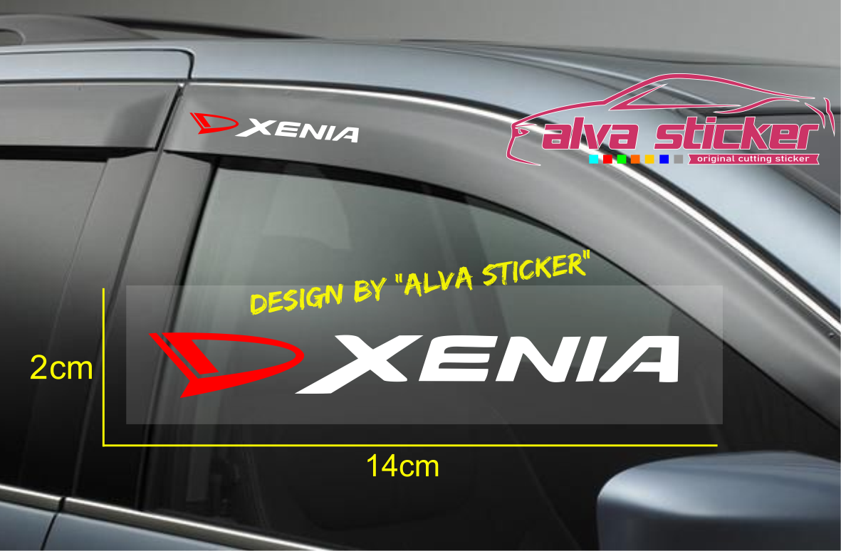 sticker xenia stiker talang air mobil daihatsu xenia all new stiker 2 ...