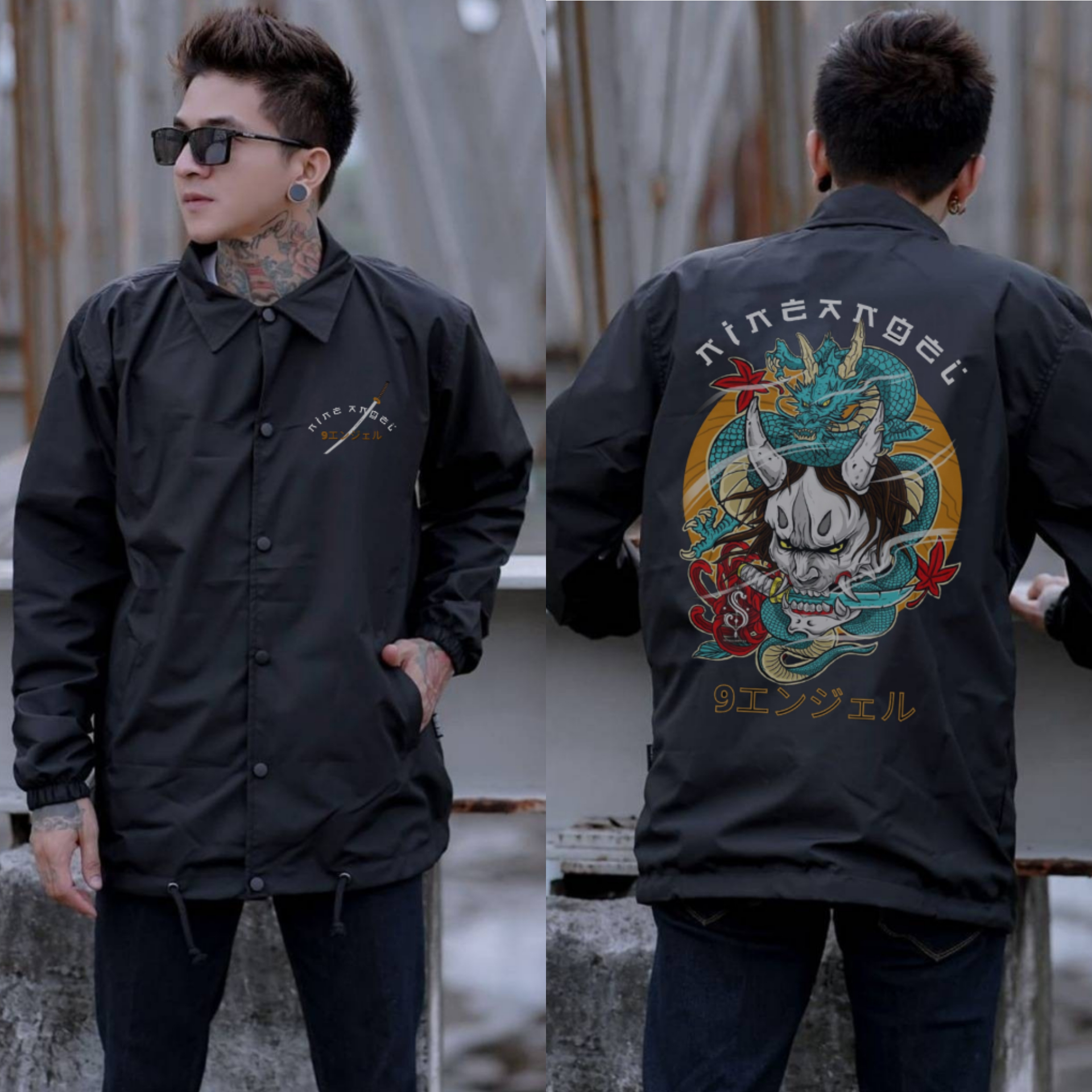 Jaket Coach Oni Mask Devil | Lazada Indonesia