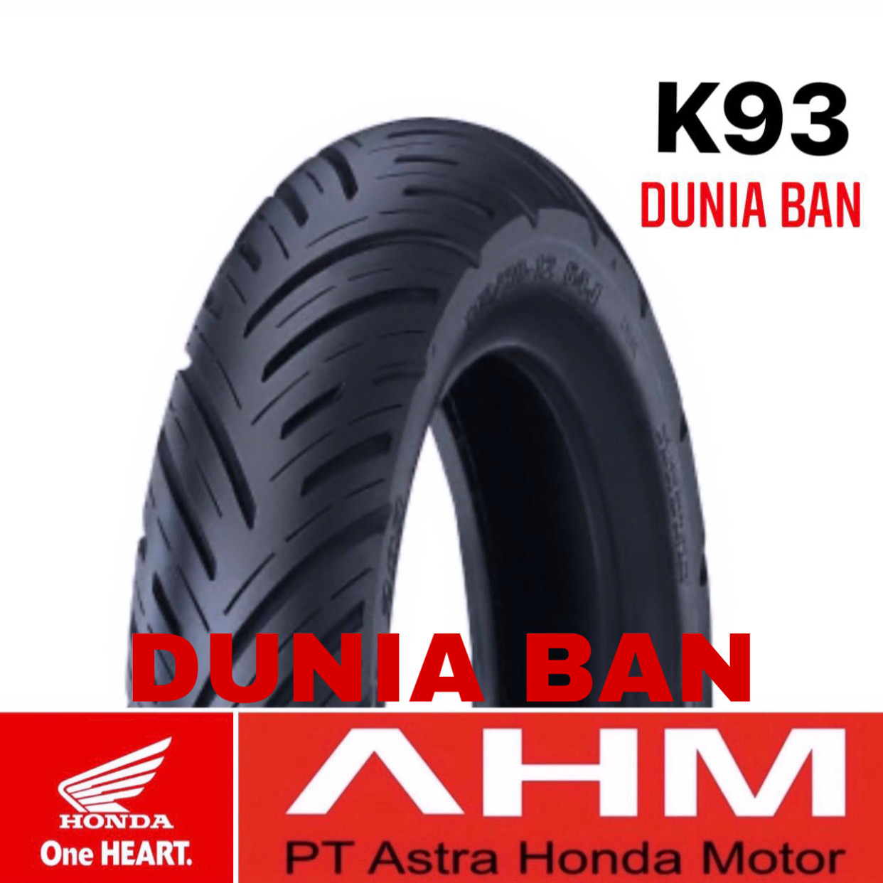 Ban Tubles Honda AHM K93 110/90-12 Ban Motor Tubeless Matic | Lazada ...