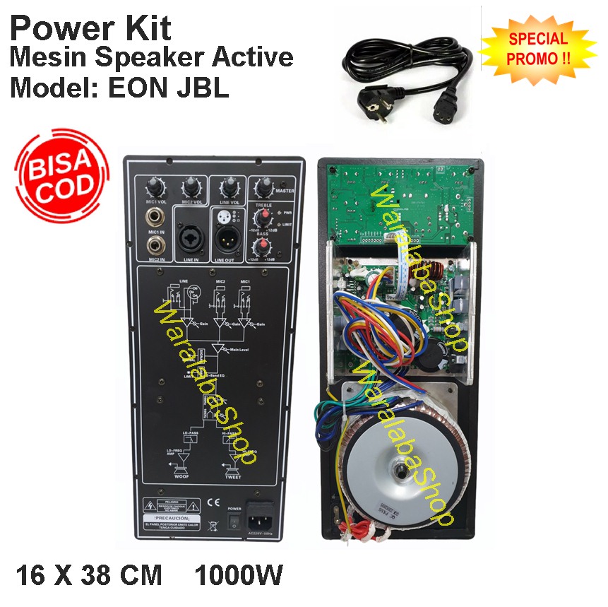 Mesin Speaker Aktive / Power Kit EON blackspider | Lazada Indonesia