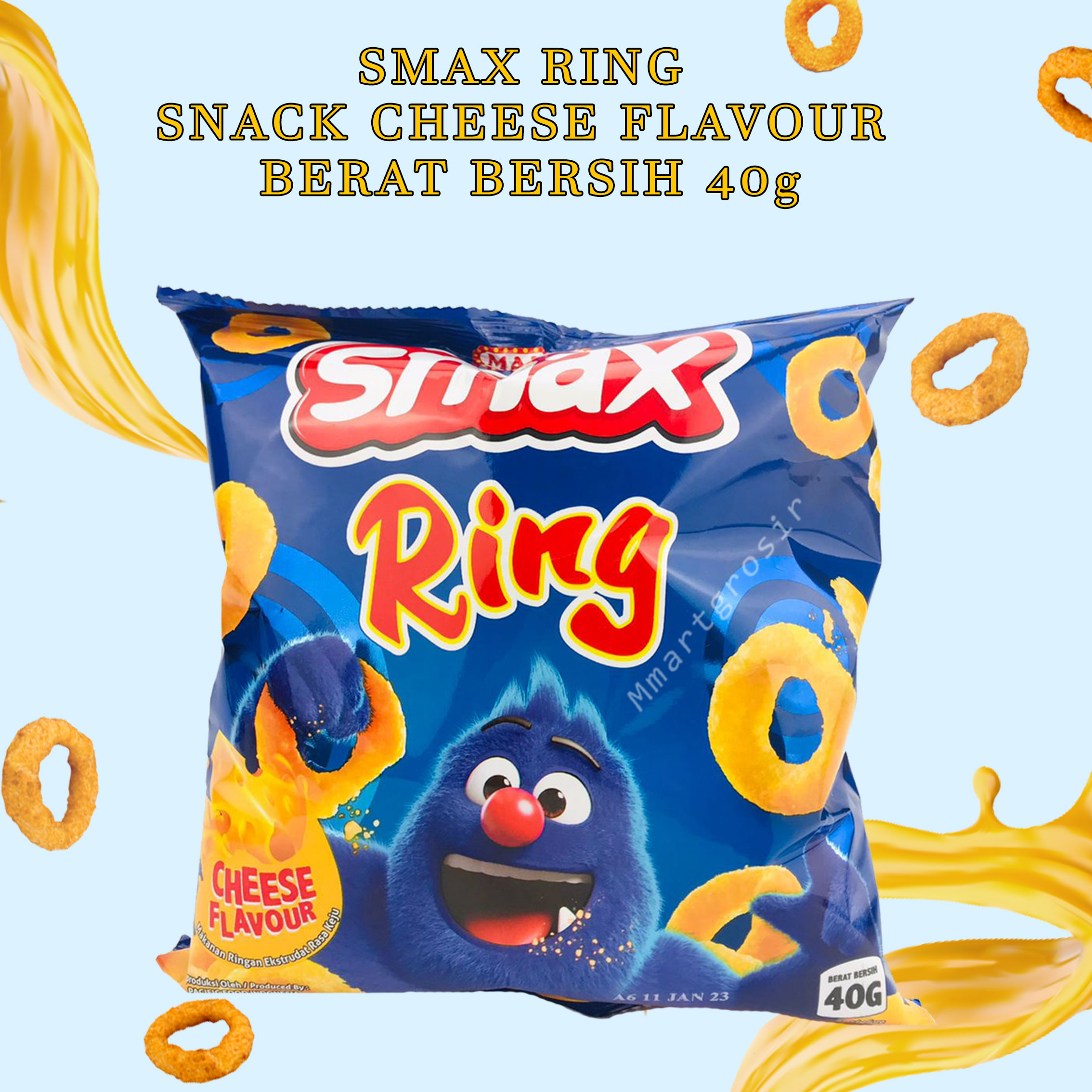 SNACK SMAX RING CHEESE FLAVOUR 40g | Lazada Indonesia