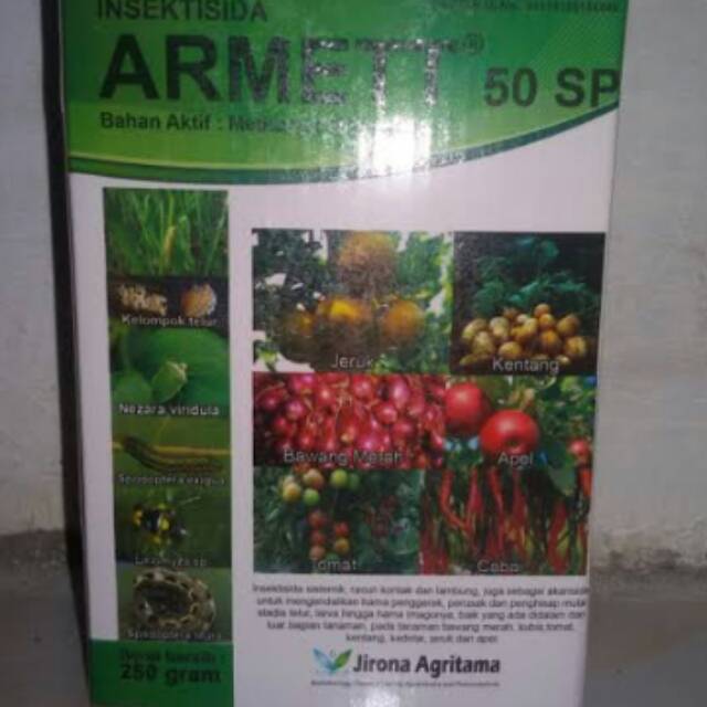 insektisida metomil ARMETT 50SP 250gram dari JIRONA AGRITAMA | Lazada ...