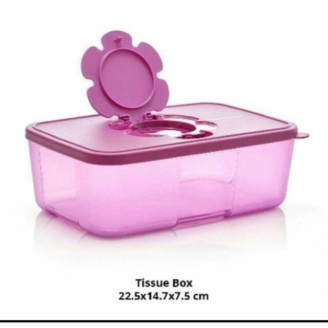 Tupperware Tissue box wadah tissue basah dan Tissue kering limited ...