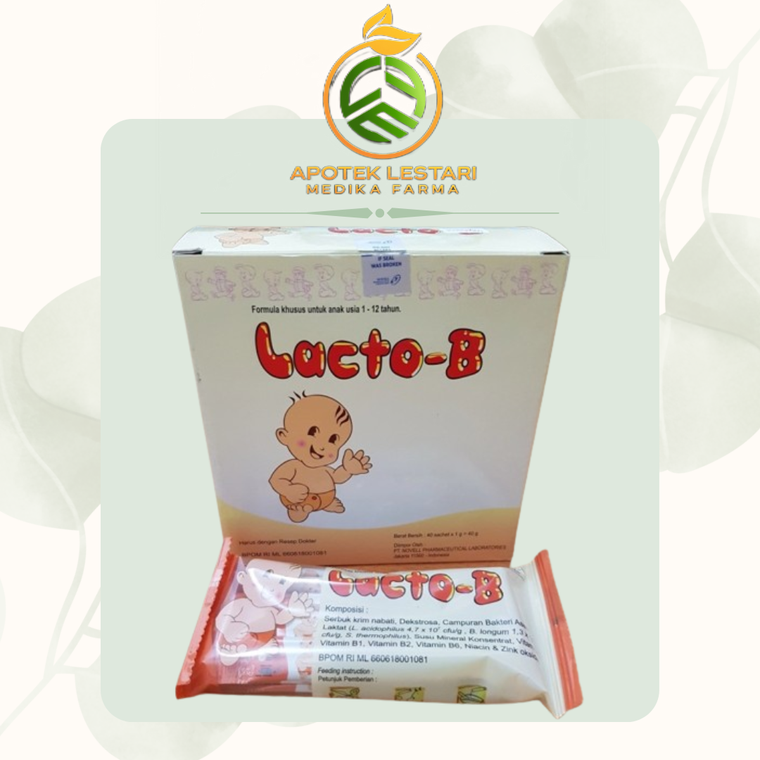 Lacto B Lacto-B 1Sachet Obat Pencernaan Anak | Lazada Indonesia