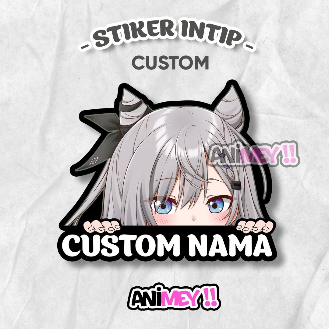 Stiker Intip Custom Tulisan / Sticker Anime Waterproof | Lazada Indonesia