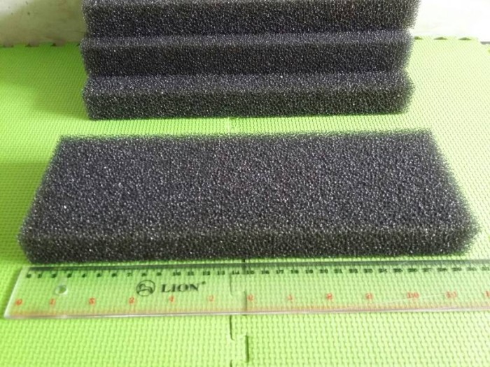 Kapas Bio Foam Kapas Filter Busa Hitam Ukuran 30 x 10cm | Lazada Indonesia