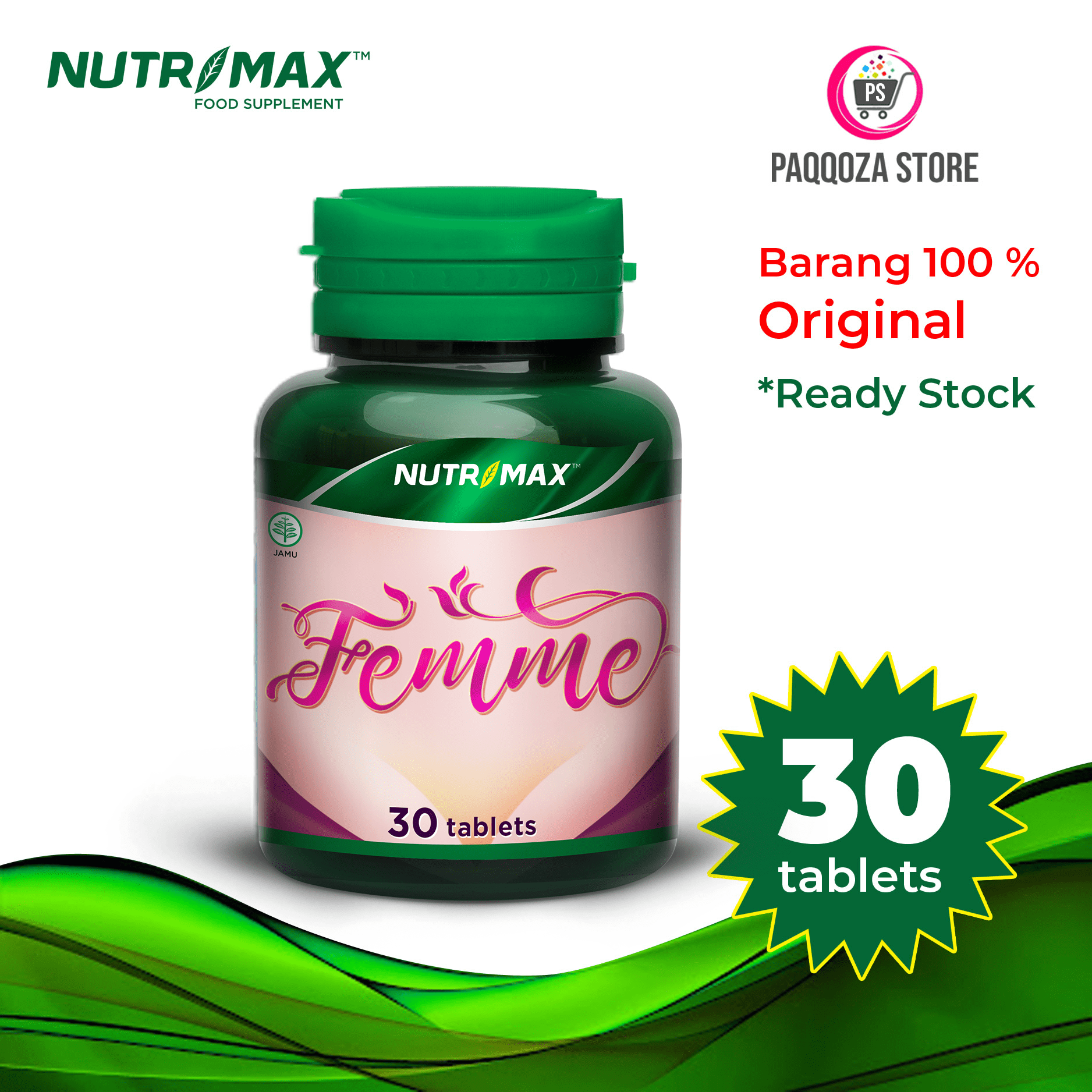 Nutrimax Femme 30 Tablet Mengoptimalkan Pertumbuhan Payudara Menjaga ...