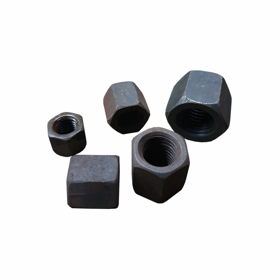 Mur Polos Hitam Hexagonal M12 - 19 / Hexagonal Nut Mur Segi enam (set 3 ...