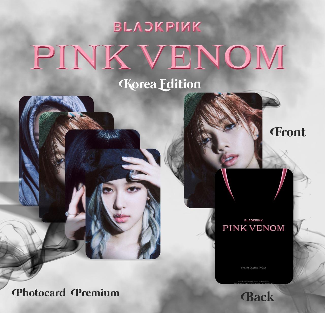 Photocard Premium Blackpink Born Pink Venom Photobook Collection ...