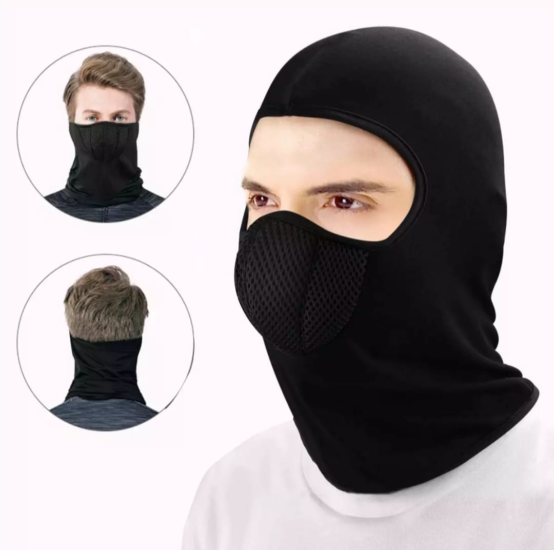 Buff Ninja Balaclava Army & Buff Ninja Polos - Masker Berkendara ...