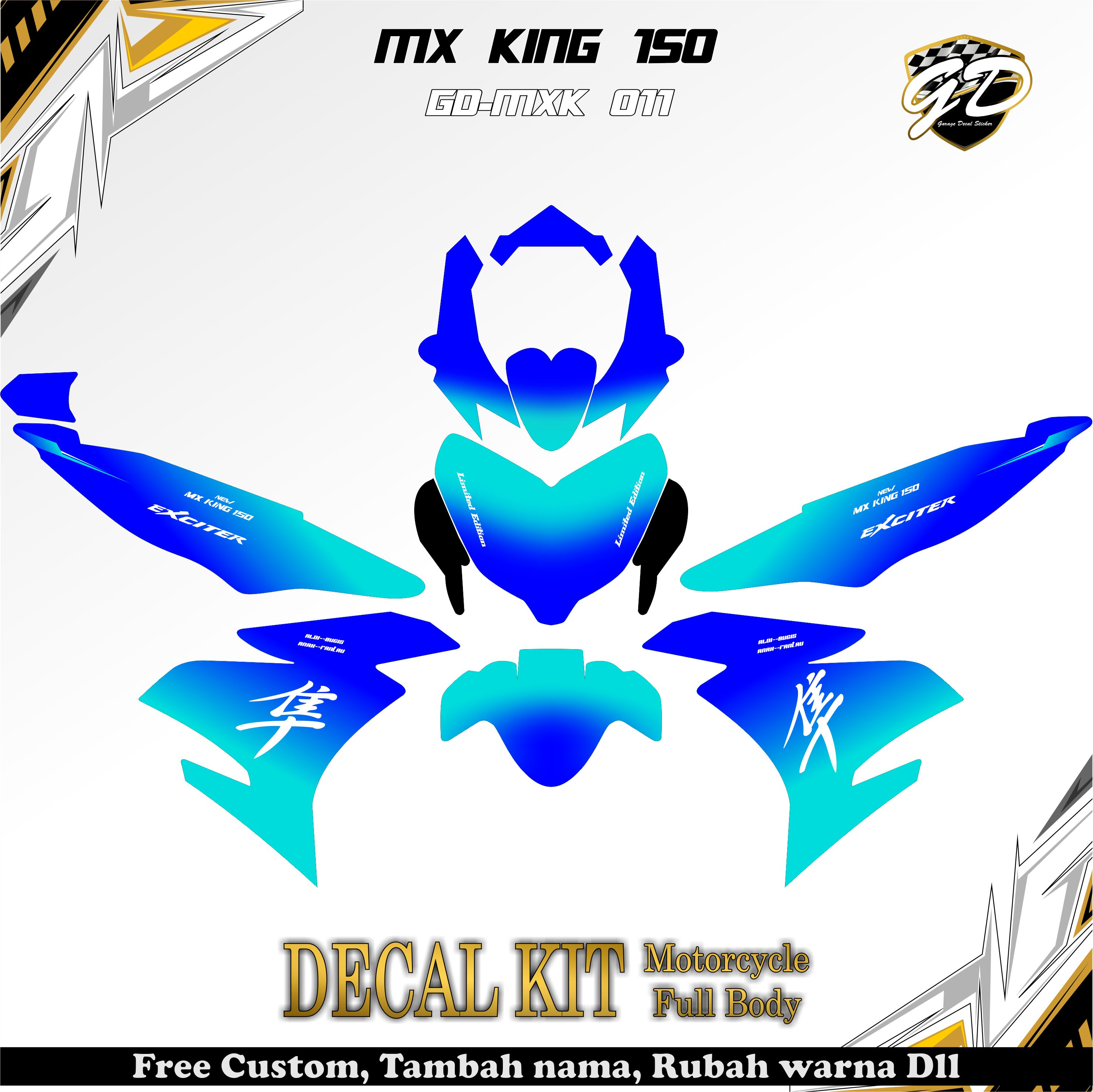Decal MX King 150 Full Body Decal Jupiter MX 150 Full Body GD-MXK 011 ...