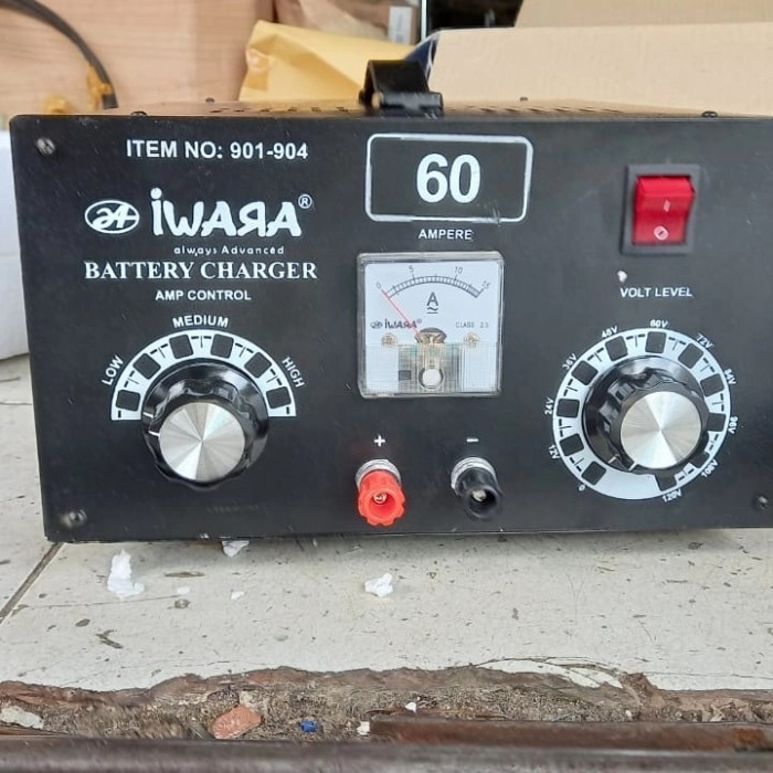 Battery Charger 60 Ampere IWARA / Charger Aki Heavy Duty 60A IWARA ...
