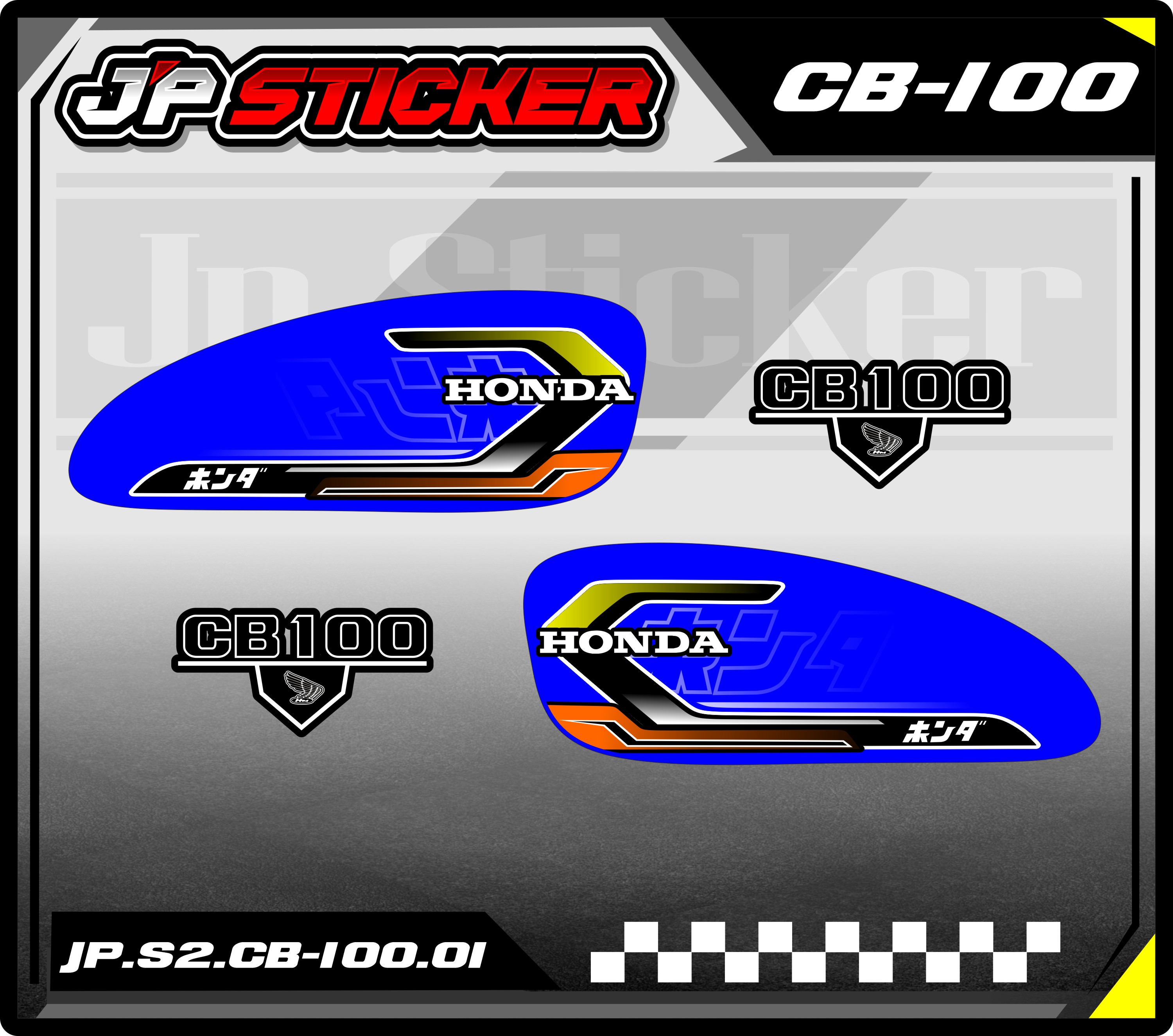 CB 100 STICKER STRIPING CB 100 STIKER MOTOR HONDA CB 100 LIST VARIASI ...