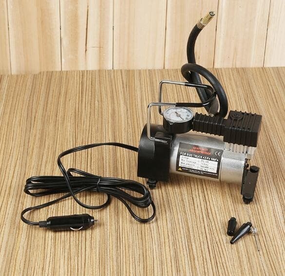 Pompa Ban Mini Elektrik 100PSI Heavy Duty Air Compressor Kompresor DC ...