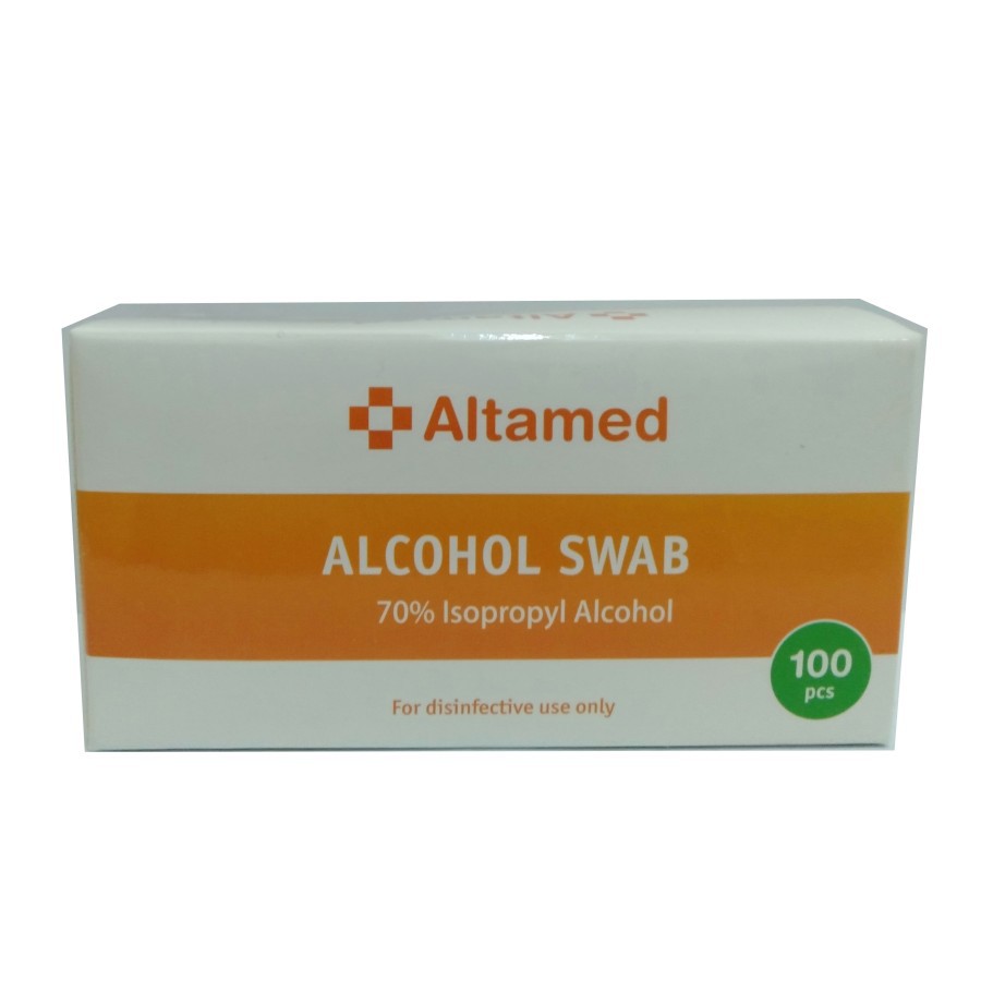Alcohol Swab Altamed 70% 1 box 100 pcs | Lazada Indonesia