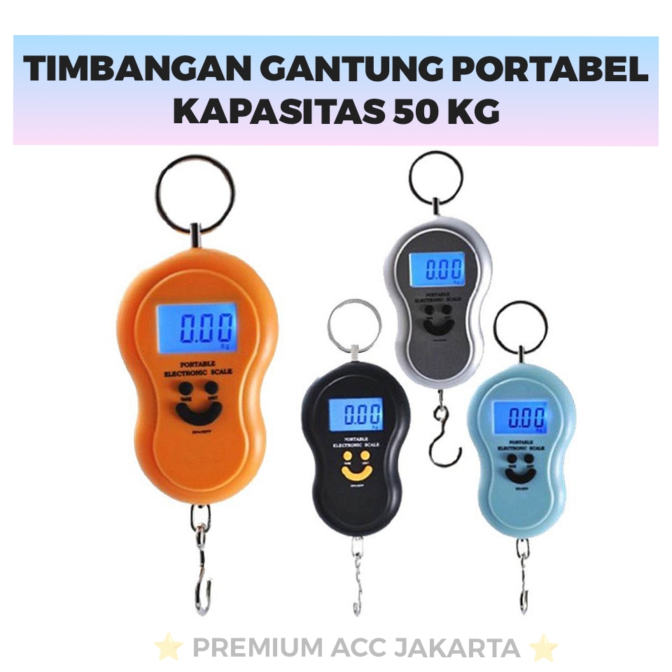 Timbangan Mini Portable Kapasitas 5KG / Timbangan Digital 50Kg | Lazada ...