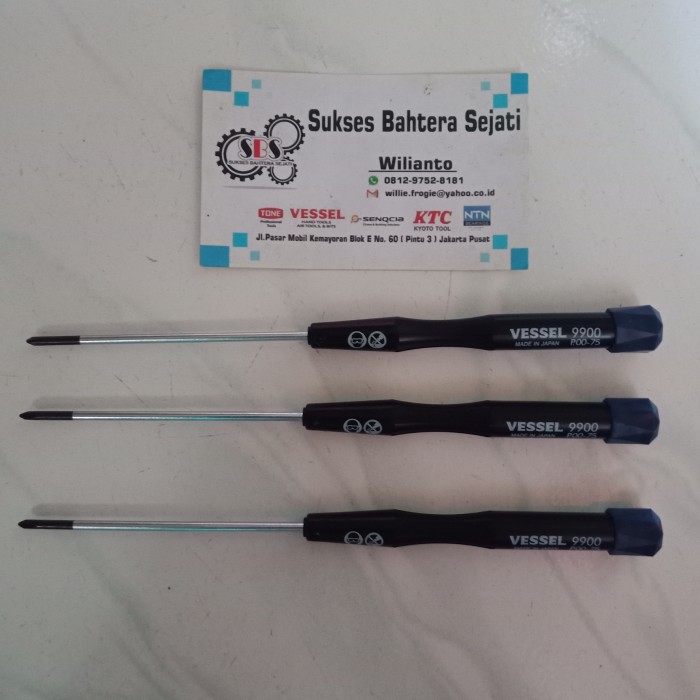 PROMO MURAH !!! -Vessel Micro Screwdriver Tipe 9900 +00x75 -SEDIA JUGA ...