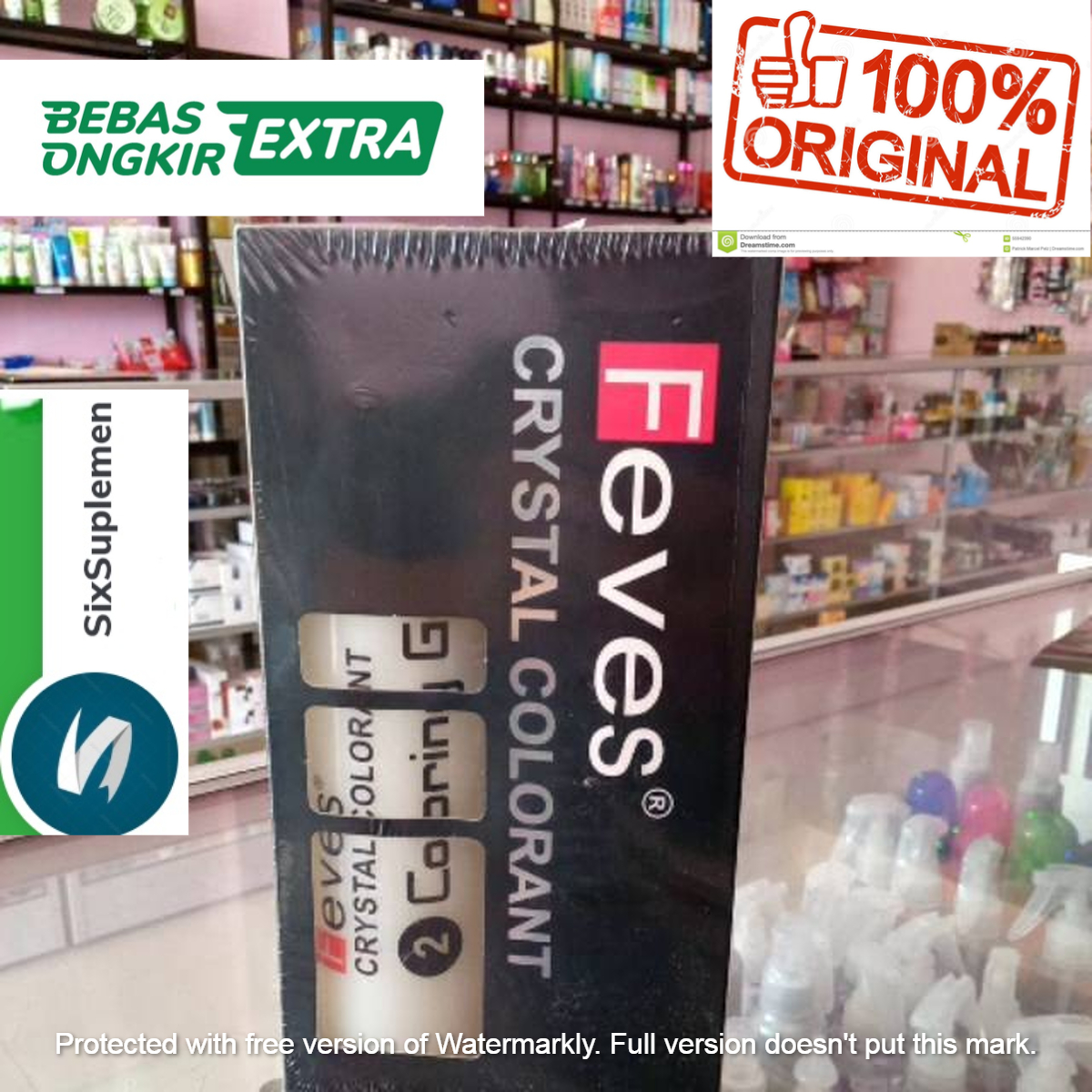 Feves Crystal Colorant Toning 300 ml x 2 | Lazada Indonesia