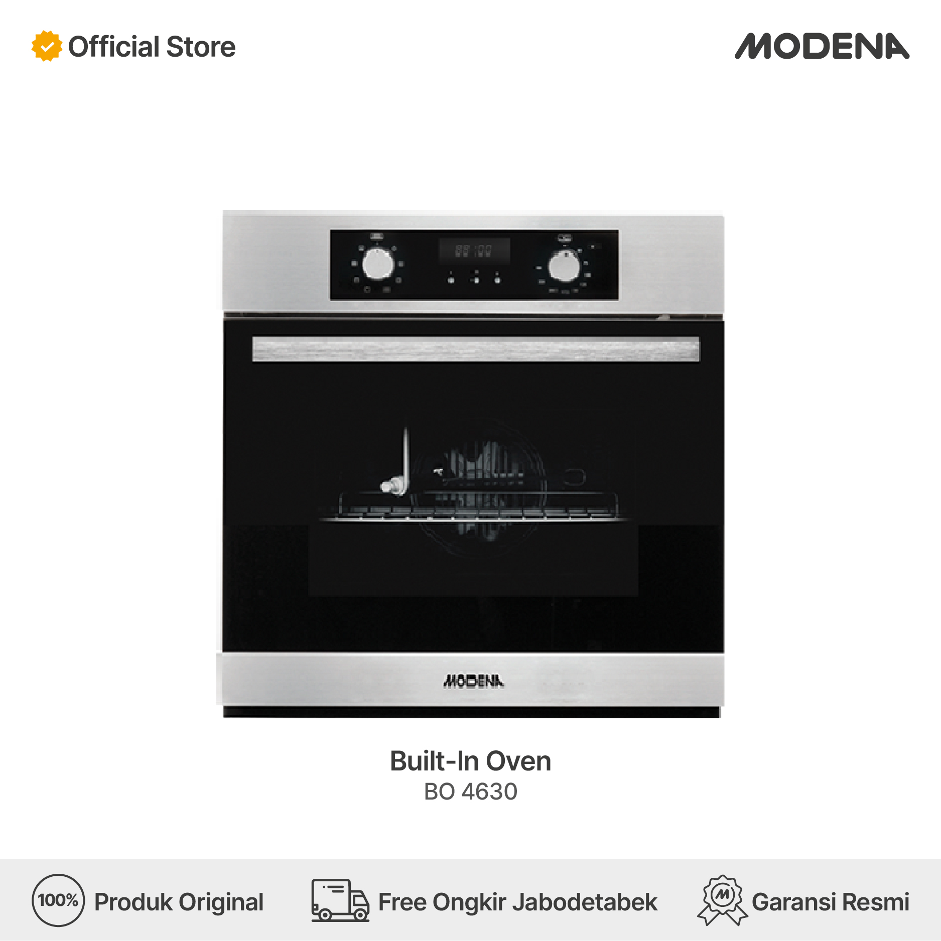 MODENA Built- In Electric Oven - BO 4630 | Lazada Indonesia