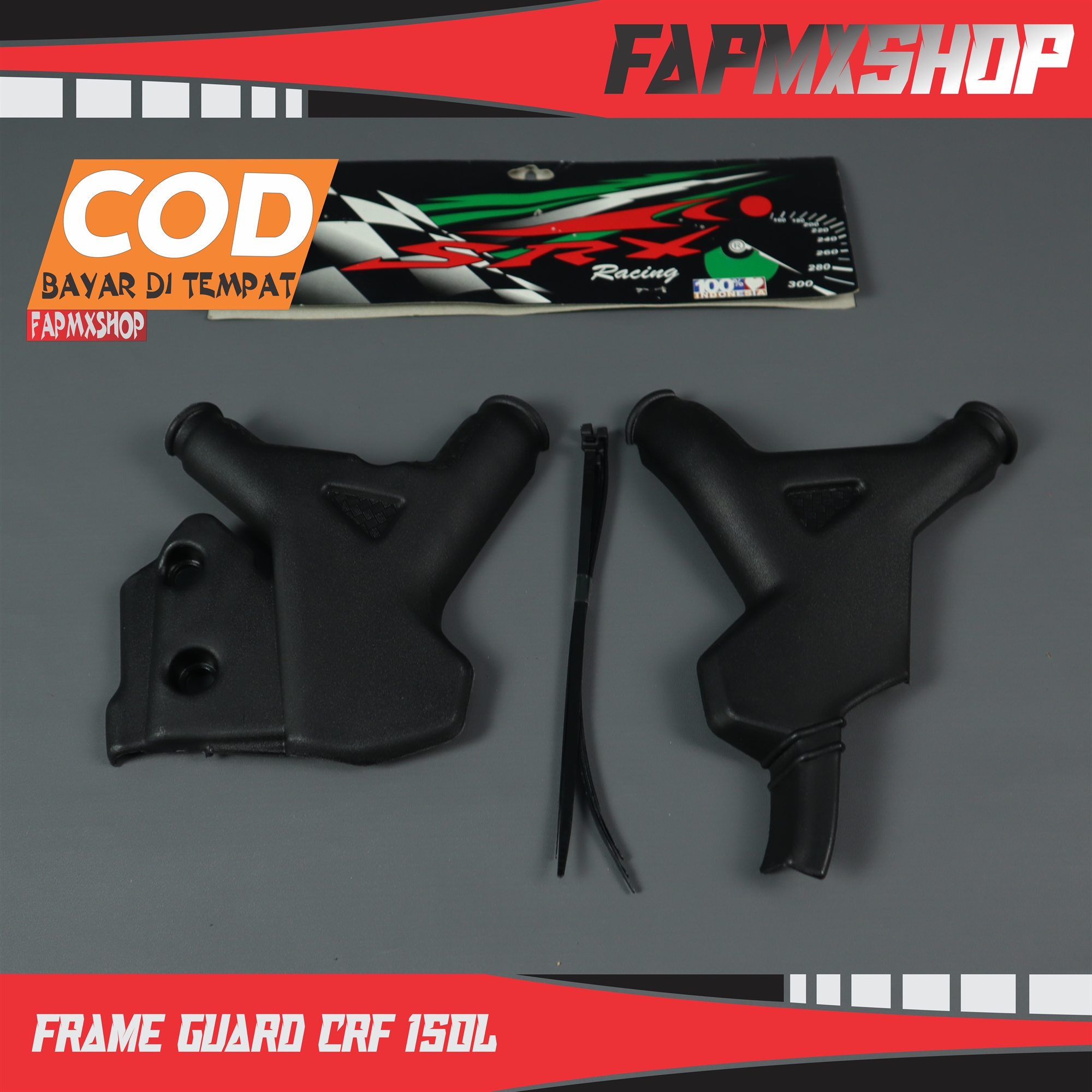 COVER RANGKA CRF FRAME GUARD PELINDUNG RANGKA CRF 150 | Lazada Indonesia
