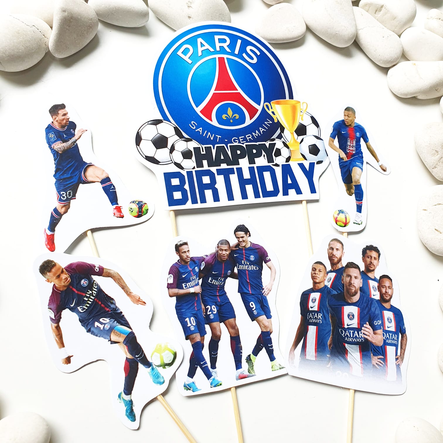 SK PSG Paris Saint Germain FC Club Sports Sepak Bola Birthday Cake ...