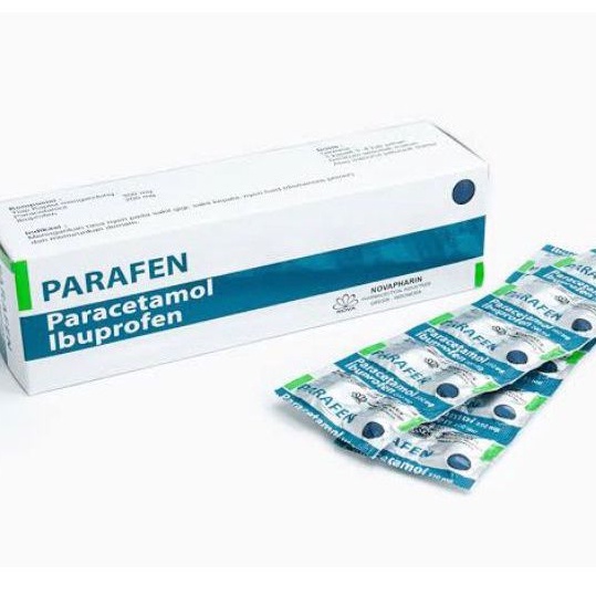 Parafen / 100 kap -- Kombinasi Paracetamol dan Ibuprofen PCT Parasetamol box | Lazada Indonesia