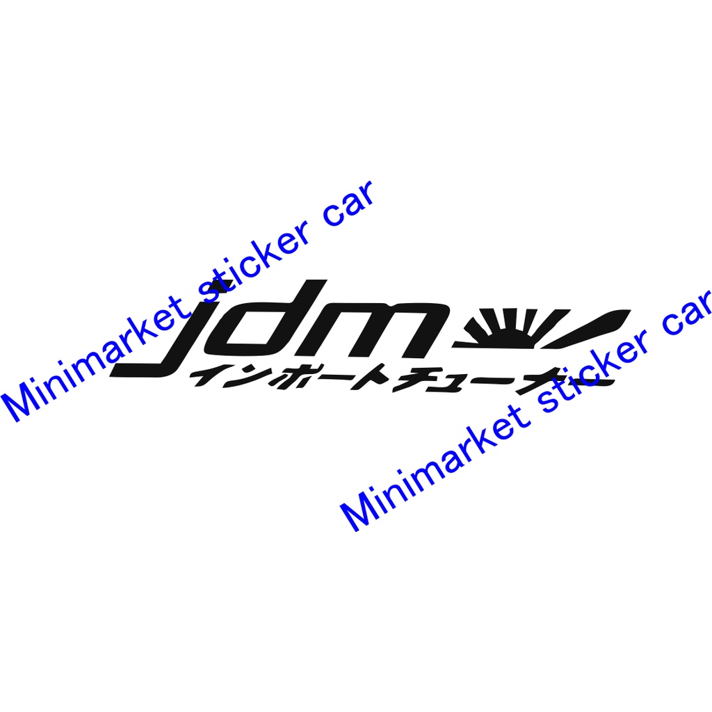 Stiker Jdm Kanji Honda Toyota Daihatsu Suzuki Universal Lazada Indonesia