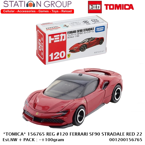 TOMICA 156765 REG #120 FERRARI SF90 STRADALE RED | Lazada Indonesia