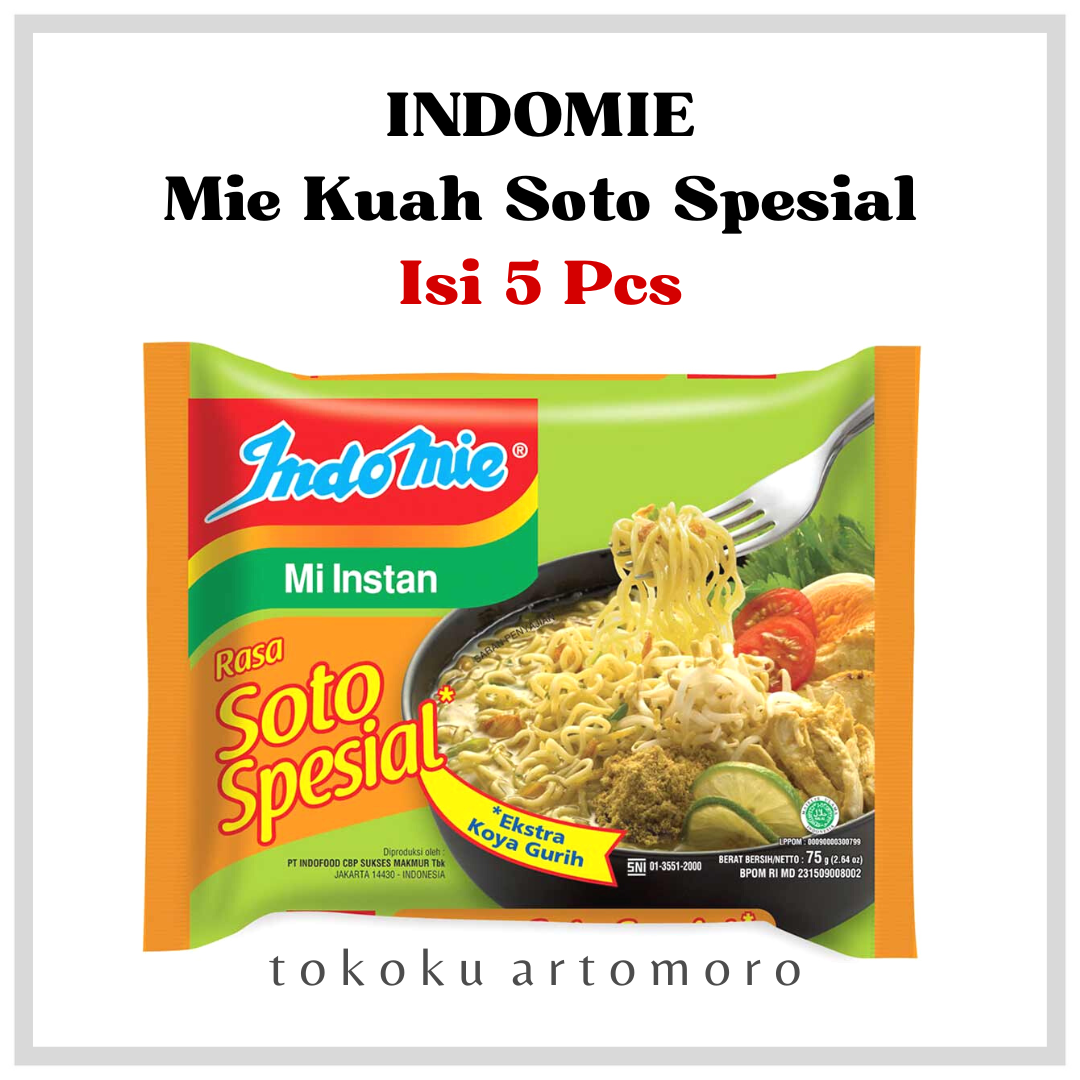 Indomie Mie Kuah Rasa Soto Spesial - Soto Gurih Penuh Rasa - Mi Instan ...