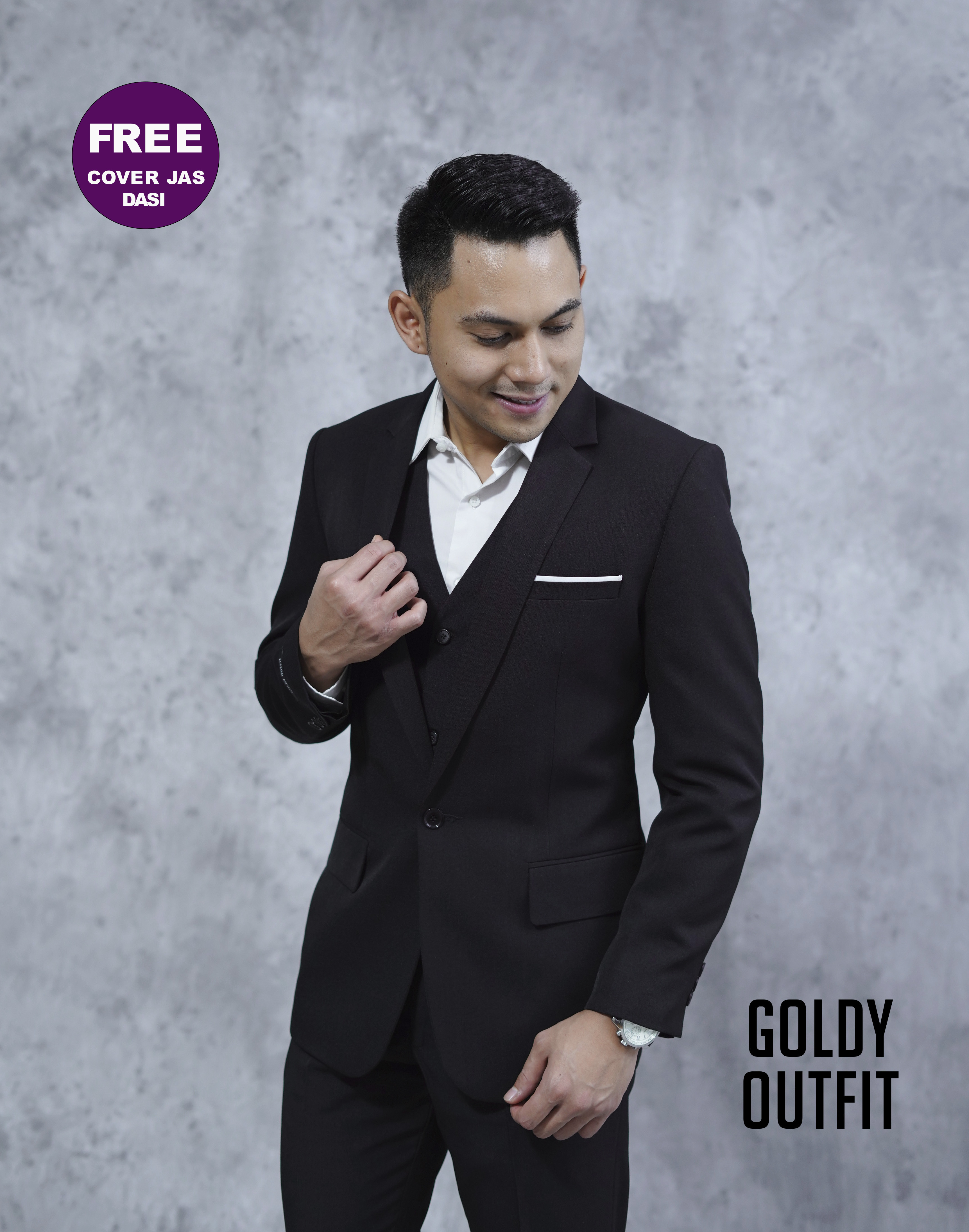 GOLDY OUTFIT – Jas Formal Pria Hitam – High Quality | Lazada Indonesia