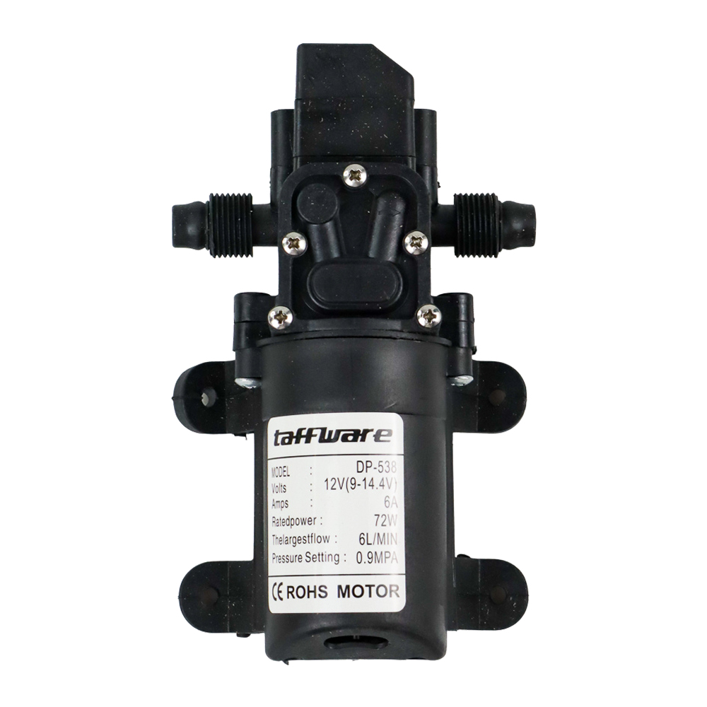 Taffware Pompa Air Elektrik Diaphragm Pump 12V 72W 130PSI - DP-538 ...