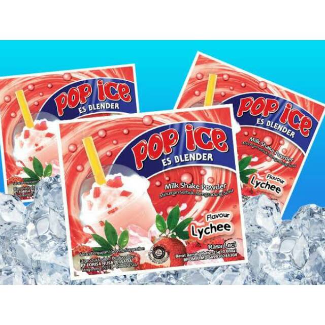 POP ICE SERBUK MINUMAN BUBUK BLENDER VARIAN / RASA BUAH FRUITY 1 ...